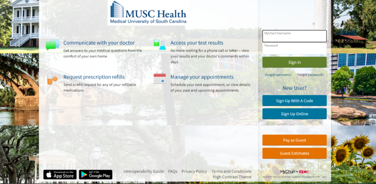 MyChart Login - MUSC MyChart