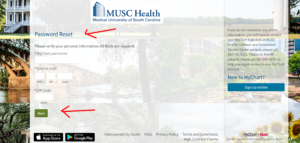 Forgot Password? - MUSC MyChart